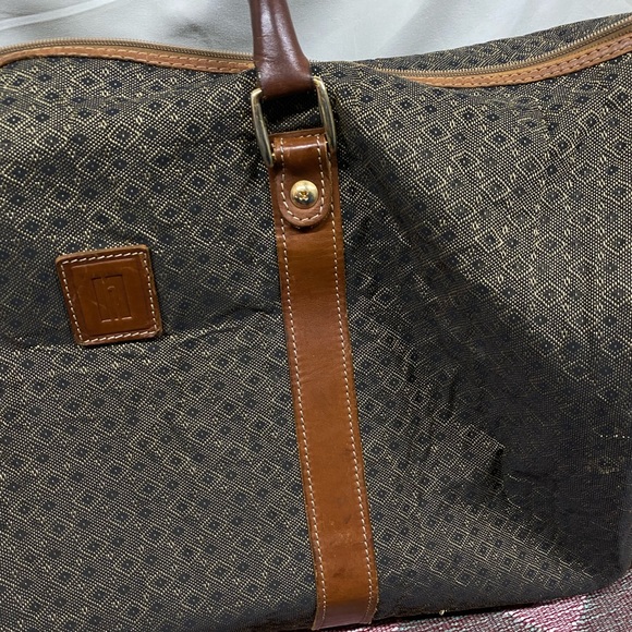 Hartmann | Bags | Hartmann Wings 22 Diamond Jacquard Weekender Travel ...